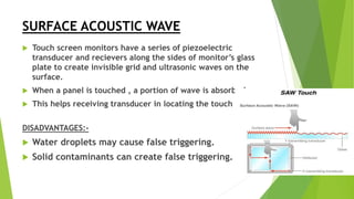 WORKING OF TOUCHSCREENS | PPT