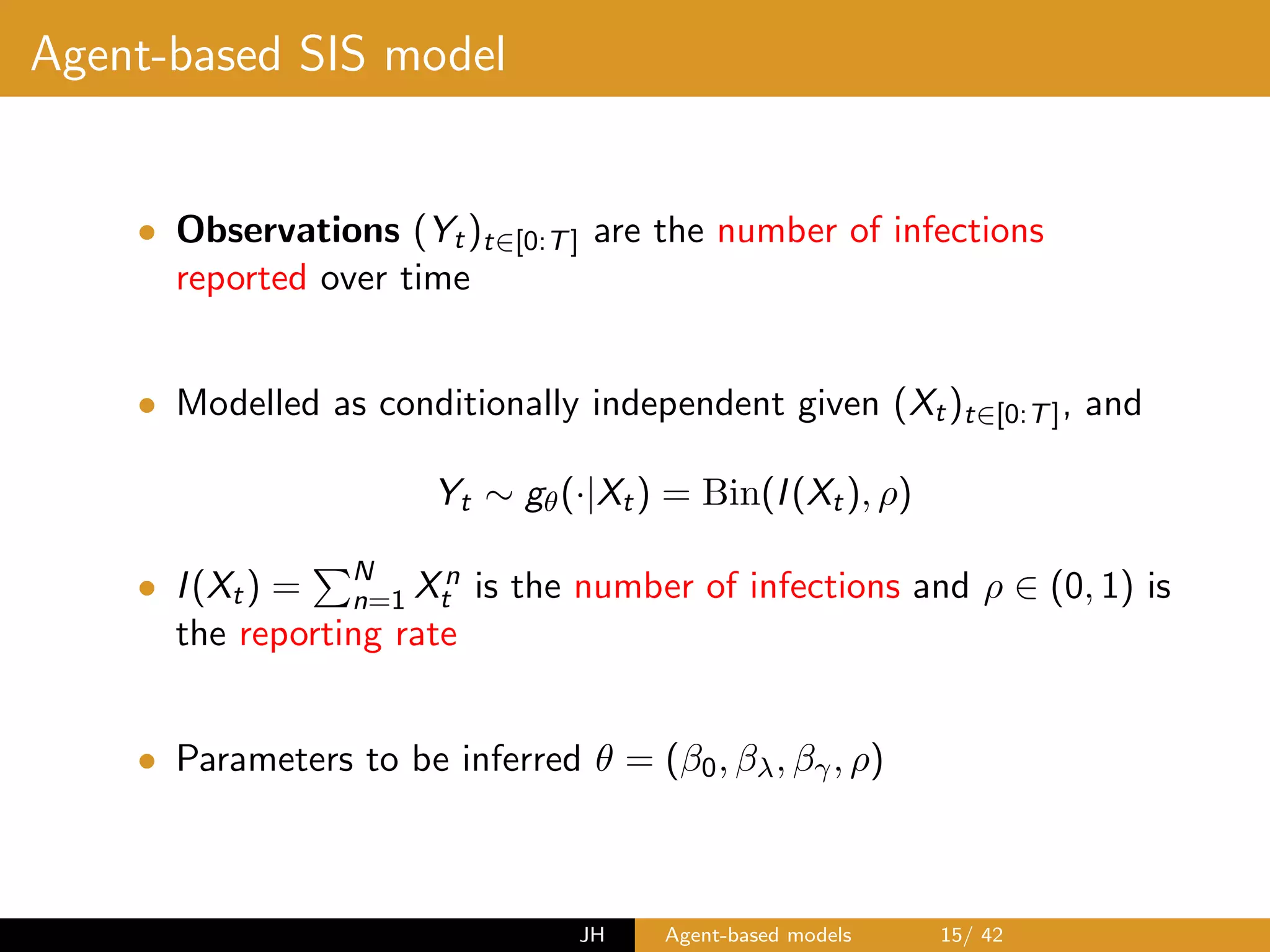 Sequential Monte Carlo algorithms for agent-based models of disease ...