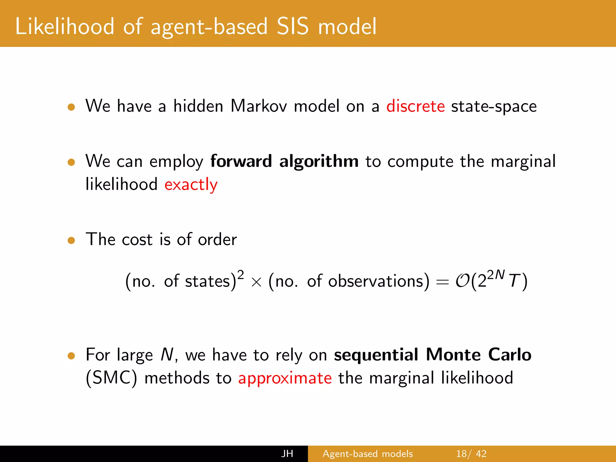 Sequential Monte Carlo algorithms for agent-based models of disease ...