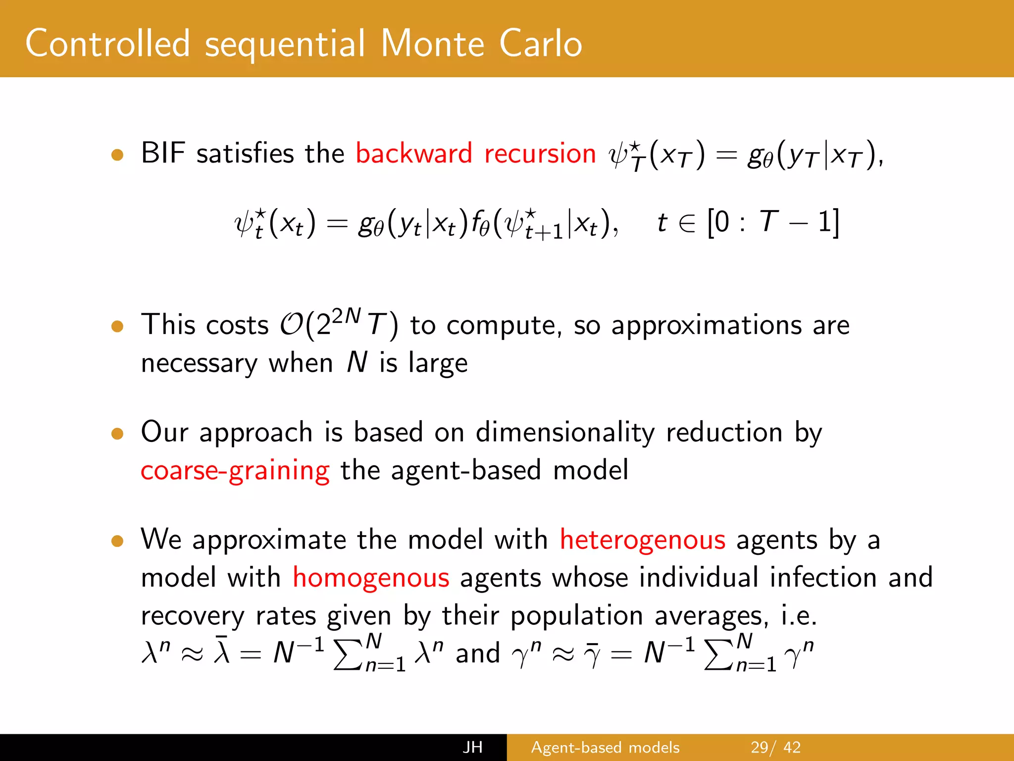 Sequential Monte Carlo algorithms for agent-based models of disease ...