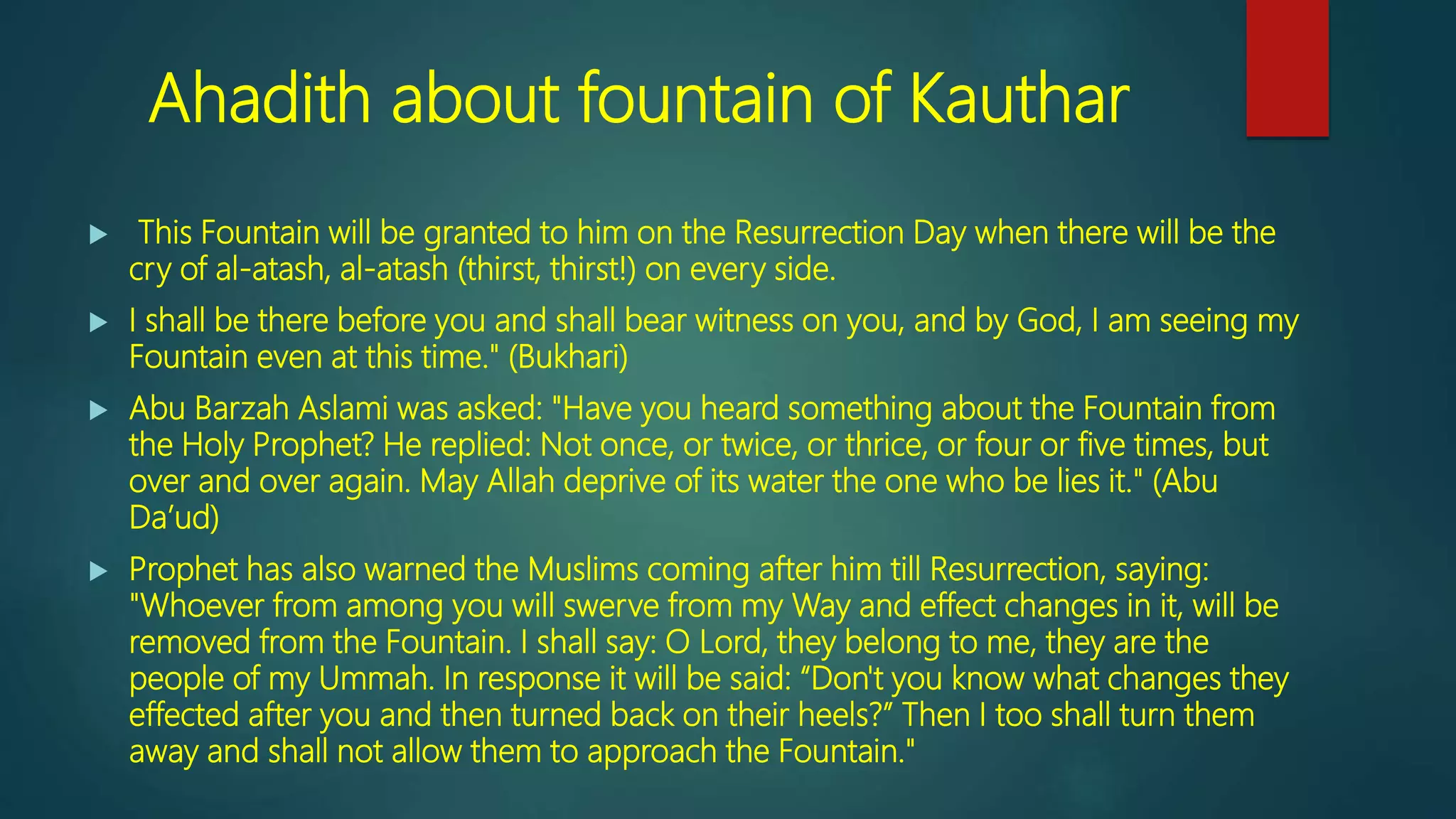 Surah Al-Kauthar | PPTX