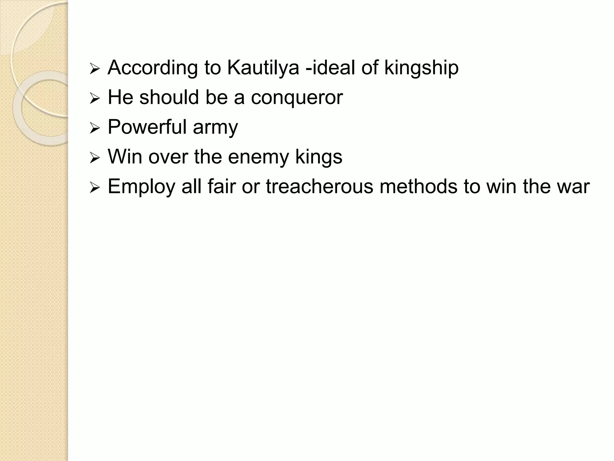 Kautilya: the arthashast-ra | PPTX