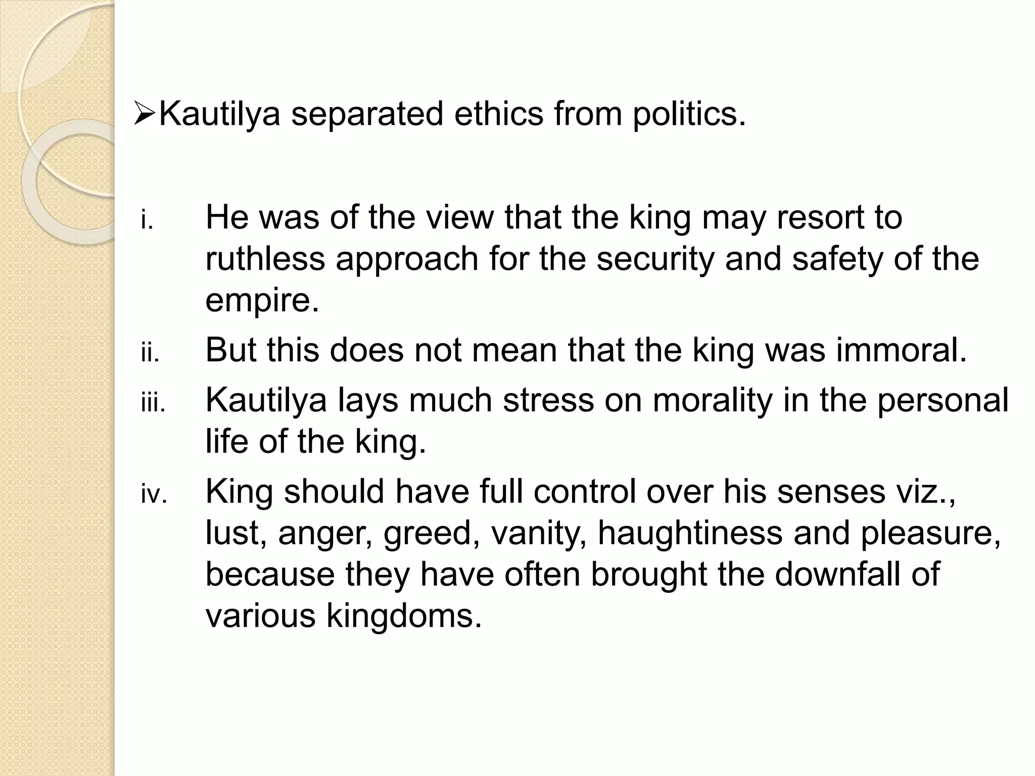 Kautilya: the arthashast-ra | PPTX