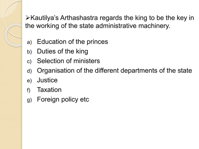 Kautilya: the arthashast-ra | PPTX