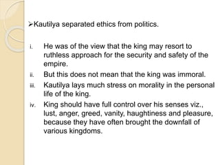 Kautilya: the arthashast-ra | PPTX