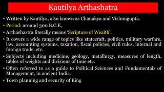 Town Planning depicted in Kautilya Arthashatra.pptx