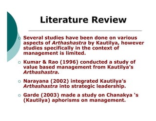 Kautilyas Arthashastra In Contemporary Management | PDF