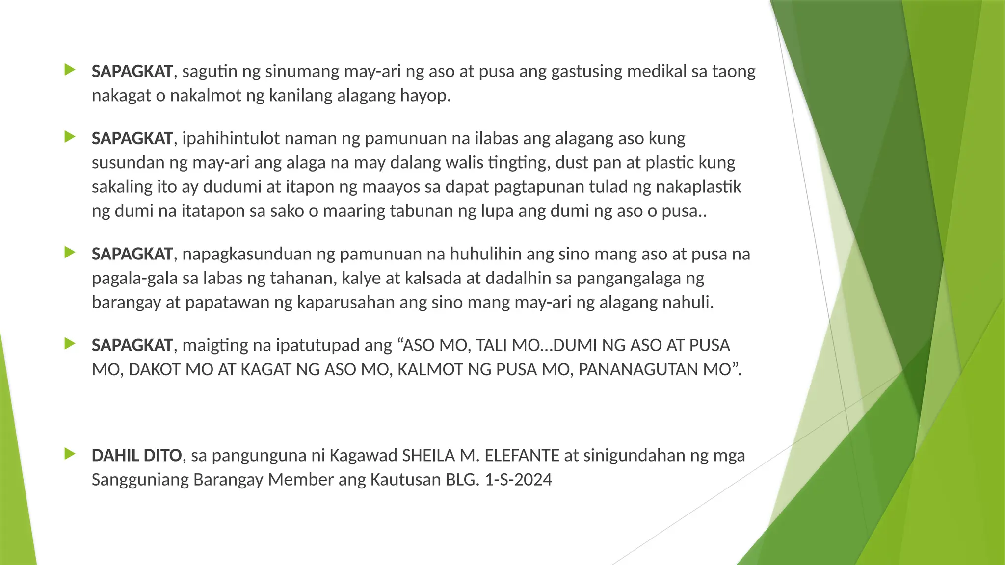 KAUTUSAN SA TAMANG PANGANGASIWA, PAMAMAHALA AT PANGANGALAGA.pptx