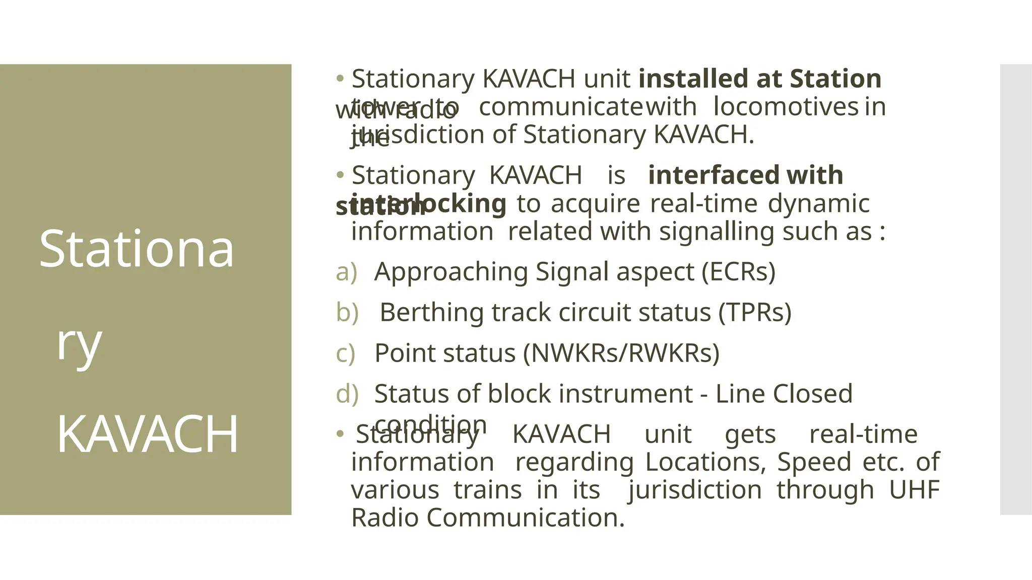 Kavach training project for railway department | PPTX