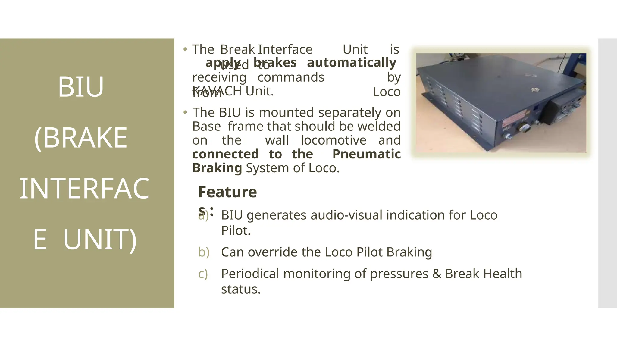 Kavach training project for railway department | PPTX