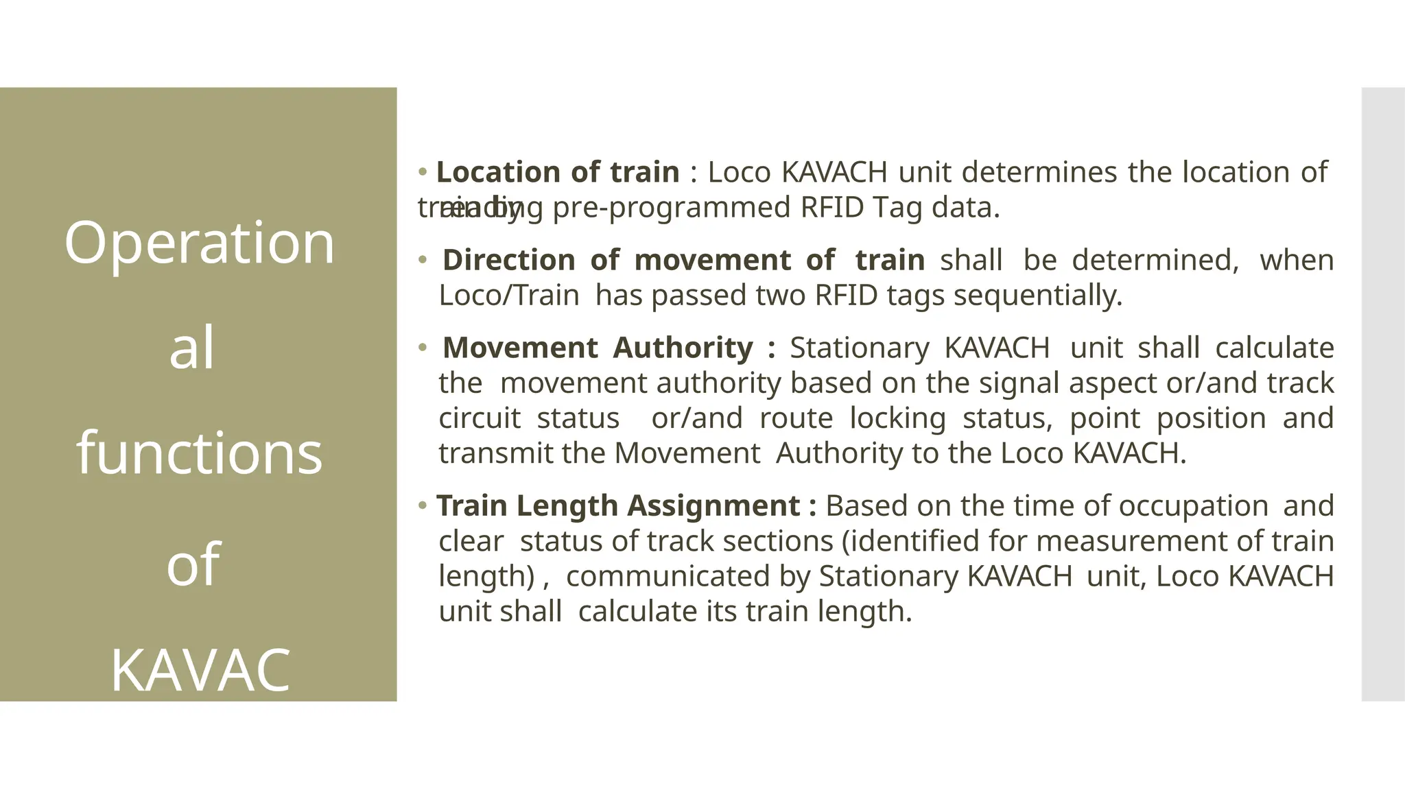 Kavach training project for railway department | PPTX