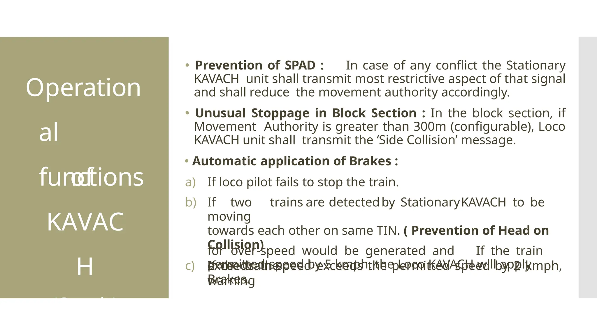 Kavach training project for railway department | PPTX