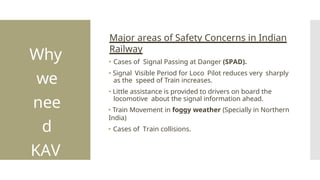 Kavach training project for railway department | PPTX