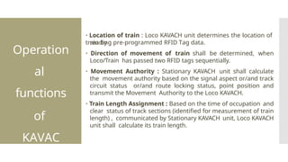 Kavach training project for railway department | PPTX