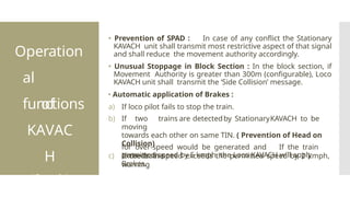 Kavach training project for railway department | PPTX