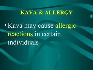 Kava & health | PPT