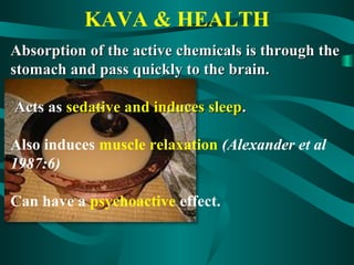 Kava & health | PPT