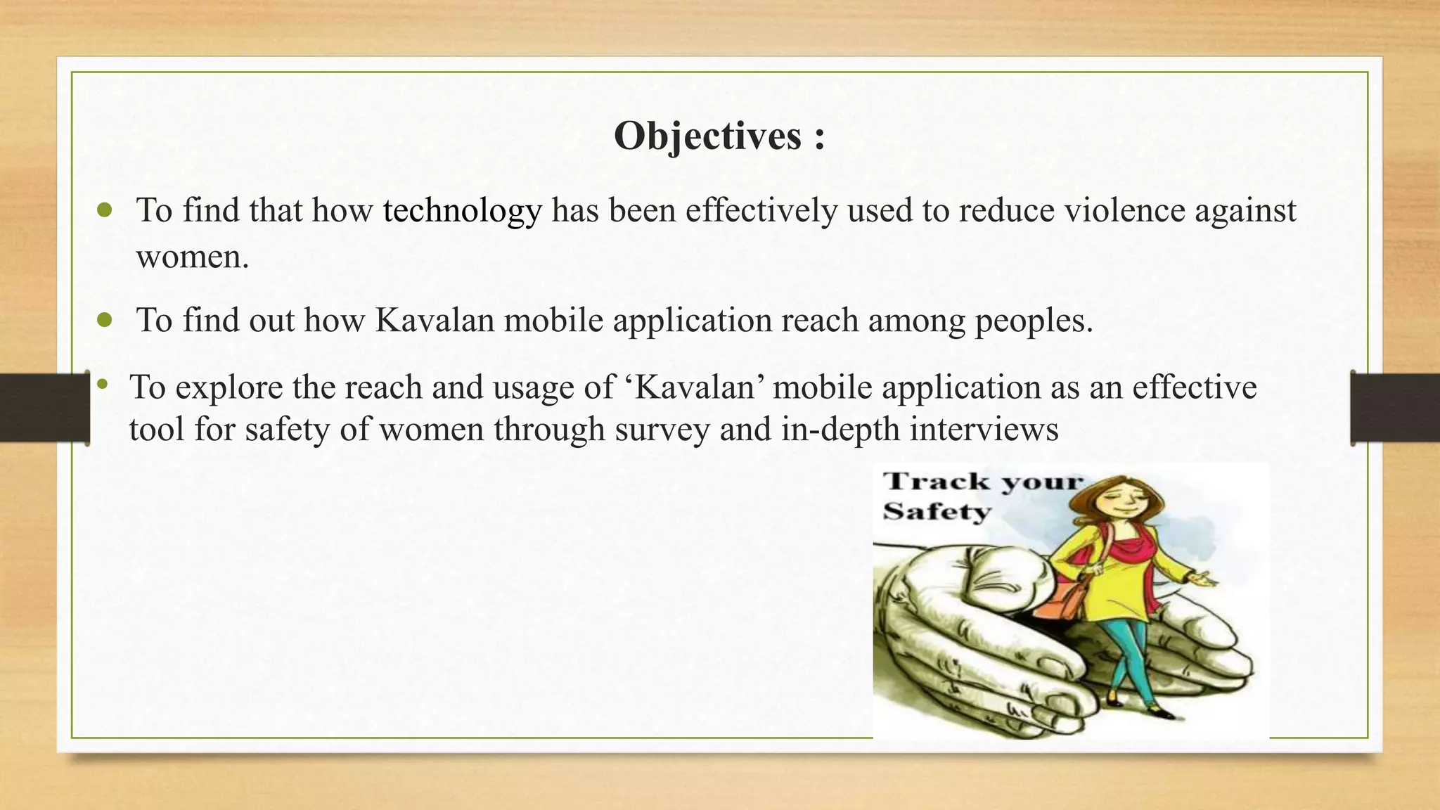 Perception and Effectiveness on usage of kavalan Sos App PPT.pptx
