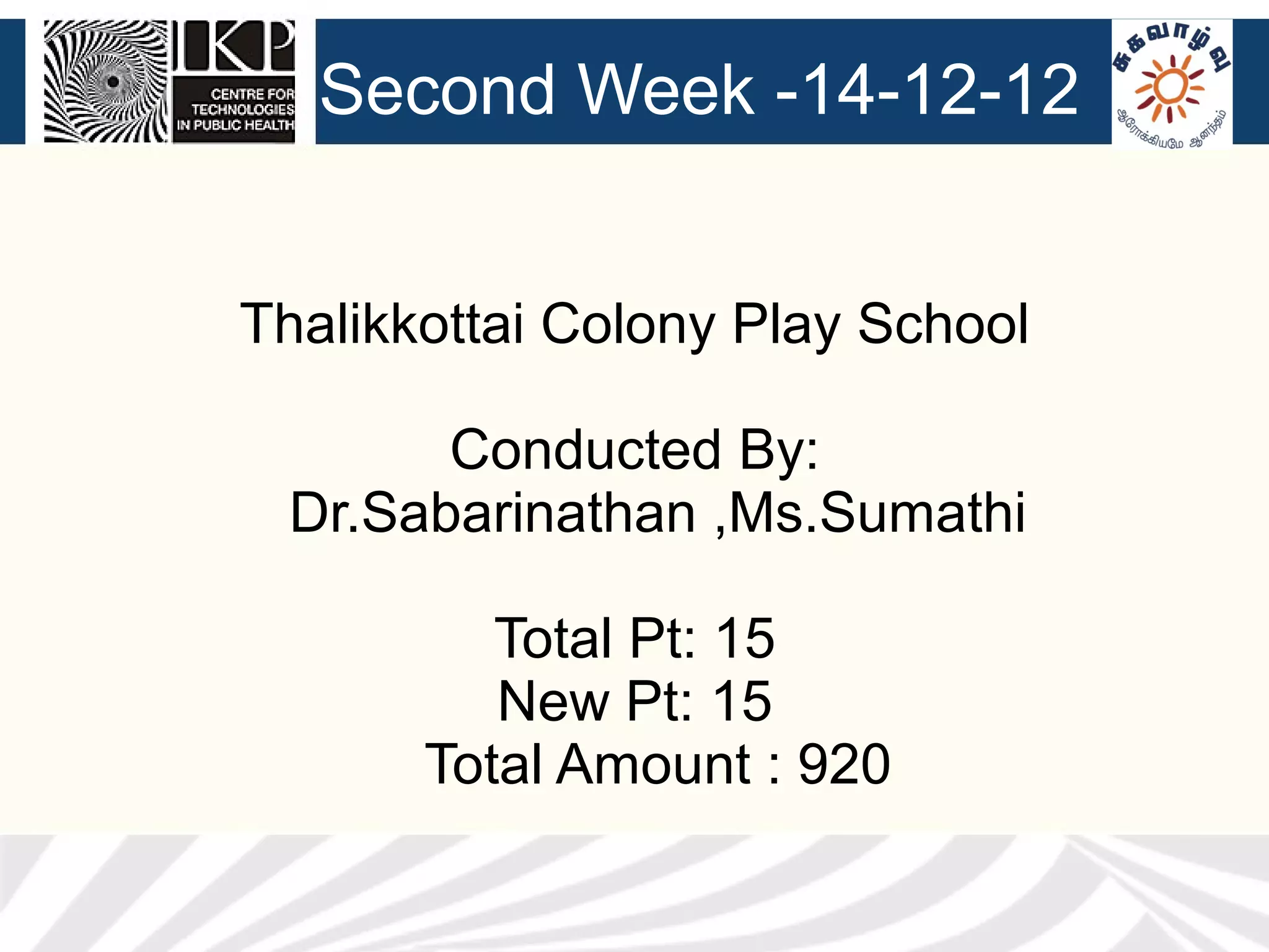 Kav community camp presentation 18 12-12 | PPT