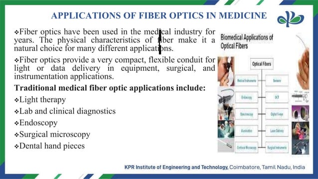 smart materials presentation on fibres optics | PPTX