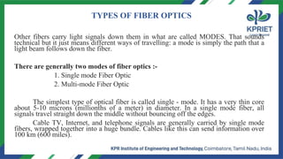 smart materials presentation on fibres optics | PPTX
