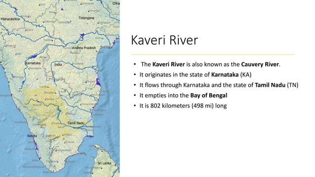 Kaveri river | PPTX | Geography | Science