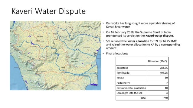 Kaveri river | PPTX | Geography | Science