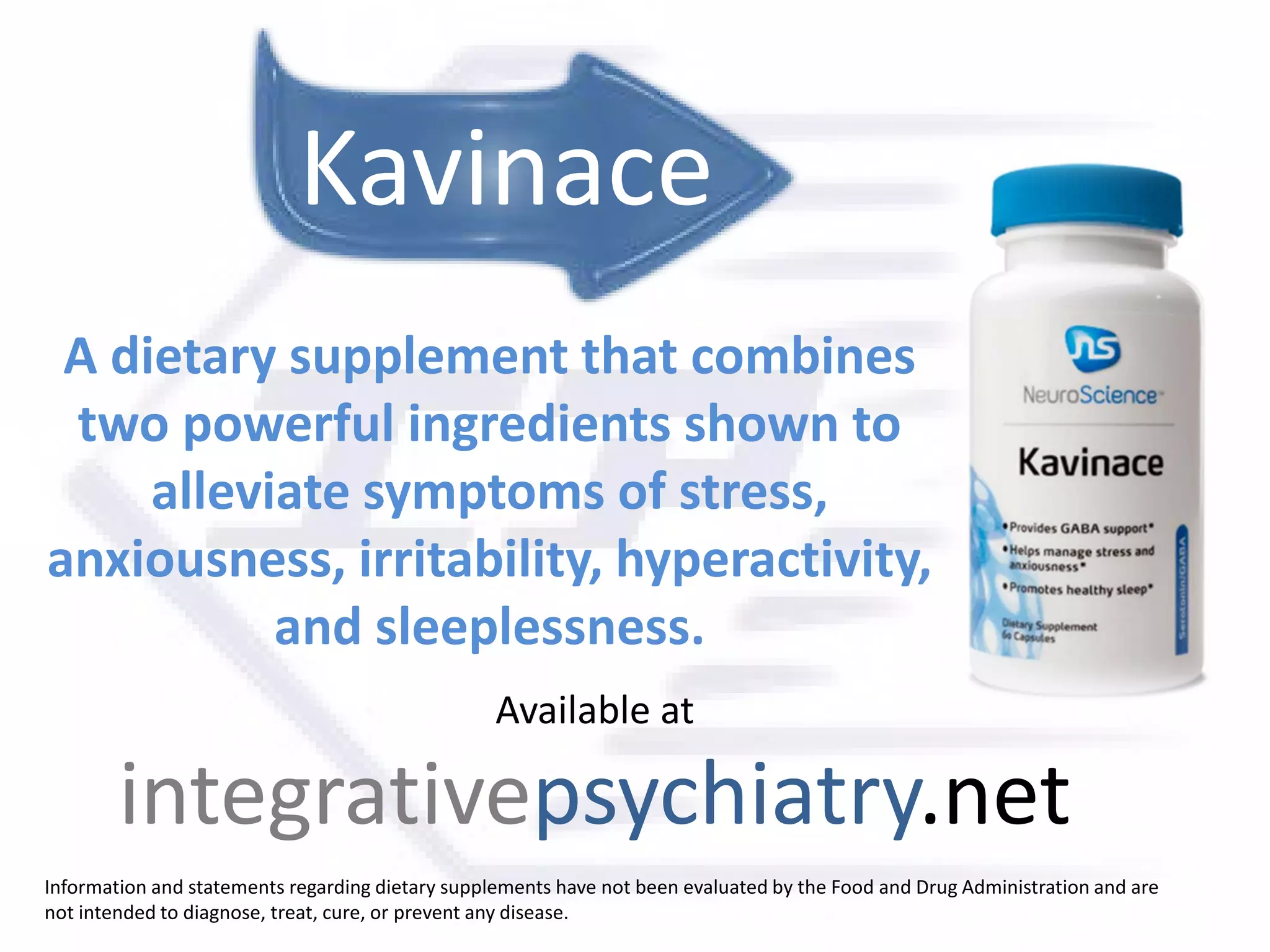 Kavinace by NeuroScience. - For Symptoms of Stress, Anxiousness ...