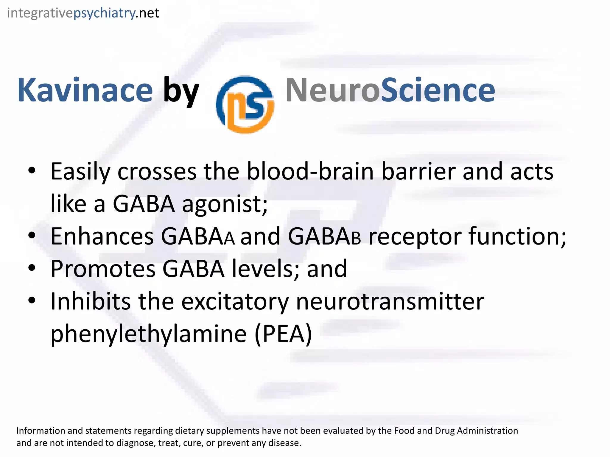 Kavinace by NeuroScience. - For Symptoms of Stress, Anxiousness ...