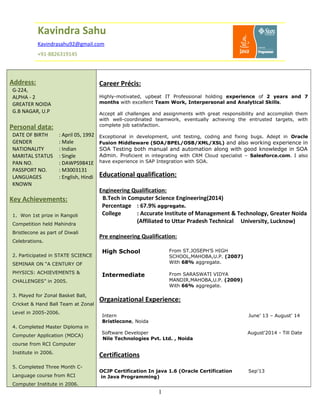 Kavindra sahu B_tech_computerscience_oraclesoa_osb_2.7yearsexp | PDF