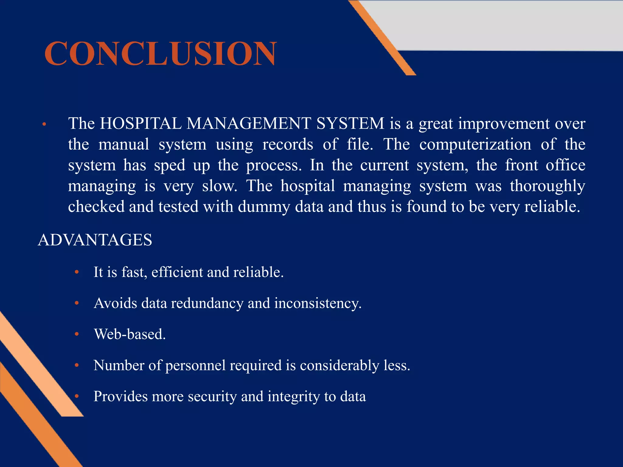Hospital Management System | PPTX