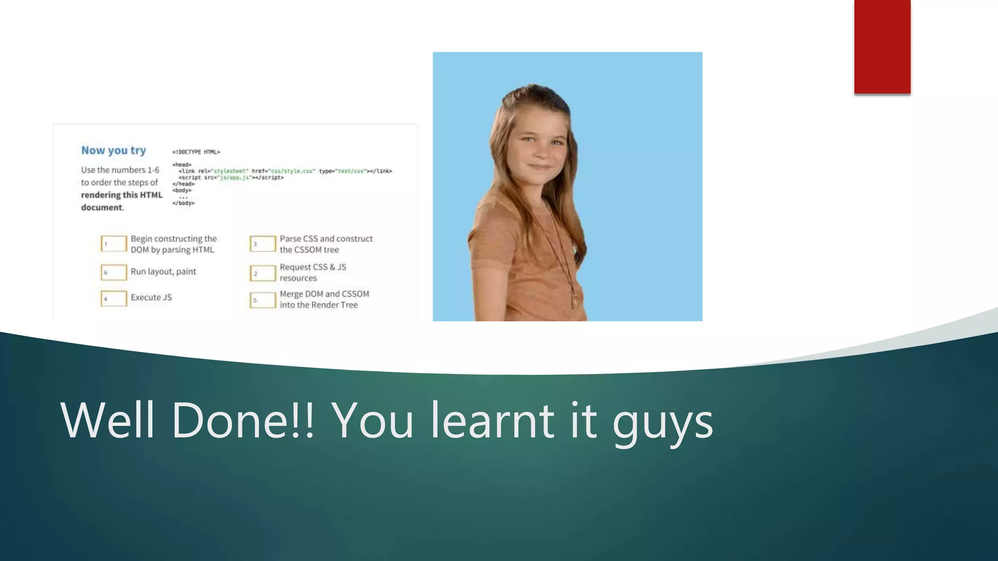 Critical rendering path presentation | PPTX
