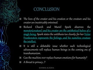 Frankenstein’s creature and AI | PPTX