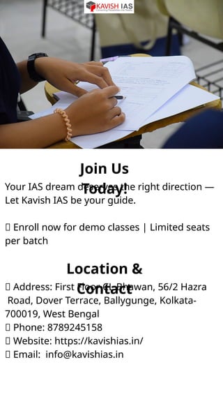 Kavish IAS – Best IAS & UPSC Coaching in Kolkata.pptx