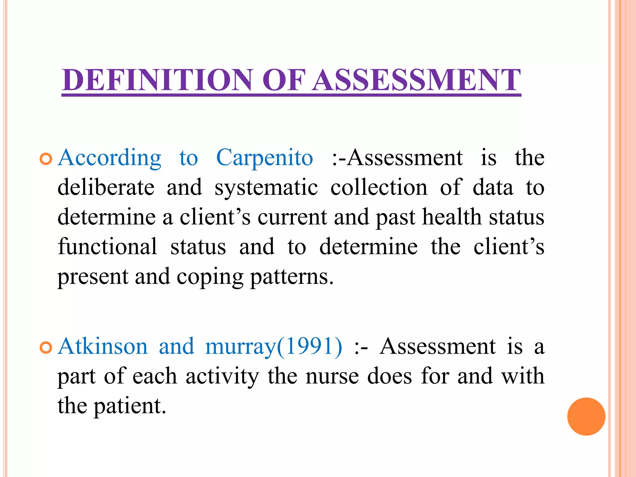 nursing assessment | PPTX