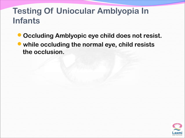ASSESMENT OF VISUAL ACUITY IN CHILDREN | PPT | Eye and Vision ...