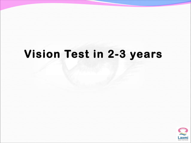 ASSESMENT OF VISUAL ACUITY IN CHILDREN | PPT | Eye and Vision ...