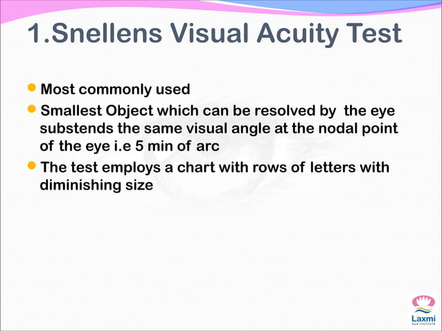 ASSESMENT OF VISUAL ACUITY IN CHILDREN | PPT | Eye and Vision ...