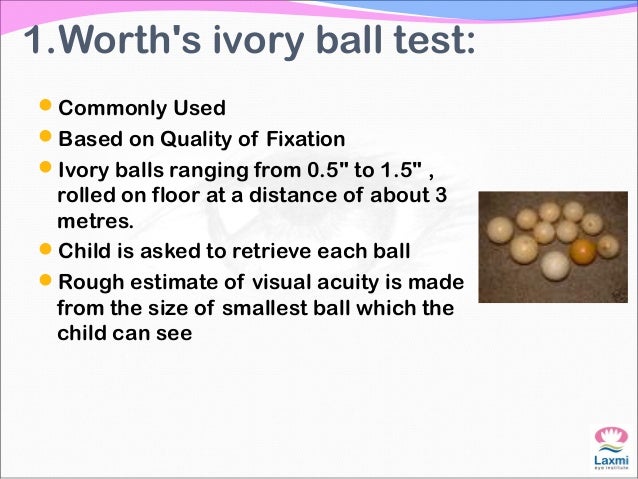 ASSESMENT OF VISUAL ACUITY IN CHILDREN