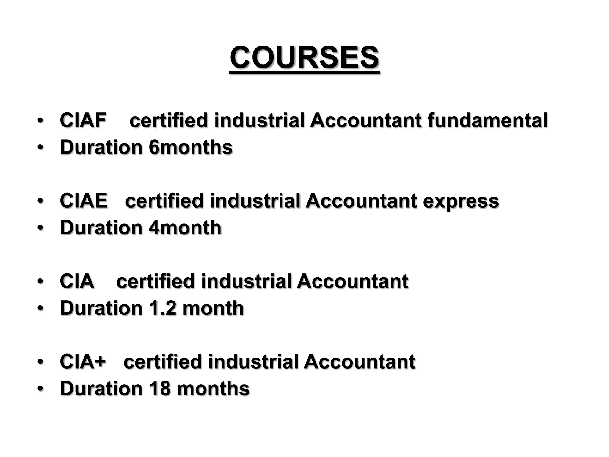 ICA (Institute of computer accountants) | PPTX