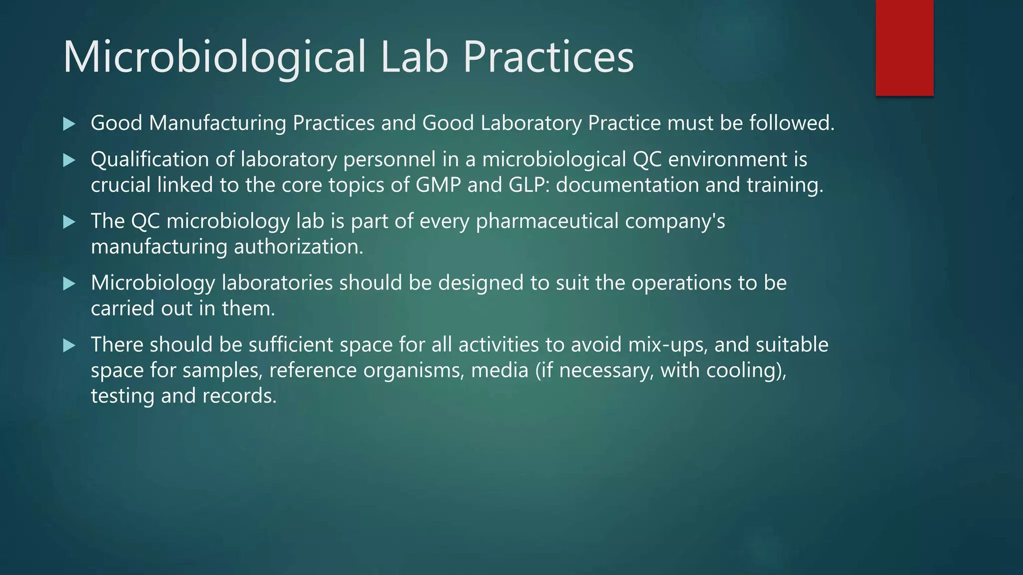 Microbiology Laboratory Qualifications and Microbial Testing Techniques ...