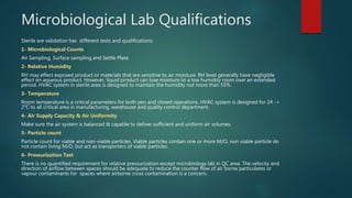 Microbiology Laboratory Qualifications and Microbial Testing Techniques ...