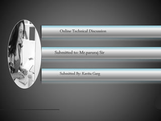 Online Technical Discussion | PPTX | Programming Languages | Computing
