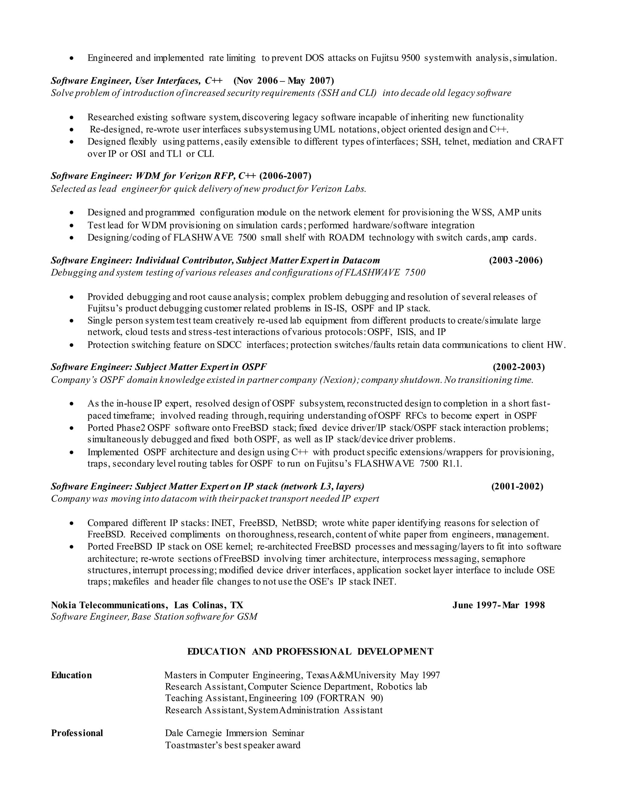 Kavita resume startup | DOCX