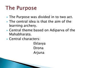 Character of Eklavya | PPTX