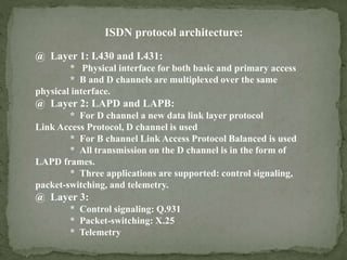 narrow Band ISDN | PPTX