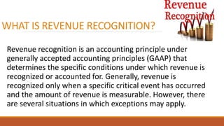revenue recognition complete concept | PPTX