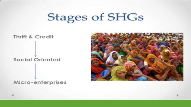 SHG its features, objectives, functions | PPTX | Government Support and ...