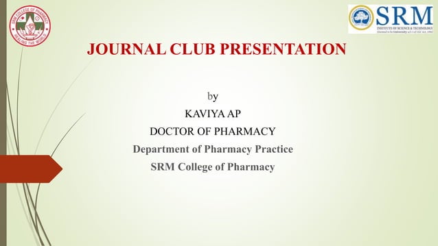 JOURNAL CLUB PRESENTATION | PPTX | Heart and Cardiovascular Diseases ...