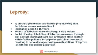 Morphology, laboratory diagnosis of Mycobacterium leprae | PPT